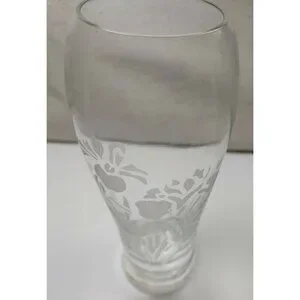 Unbranded | Accents | Vintage Etched Iris Floral Pattern Rippled Top ...